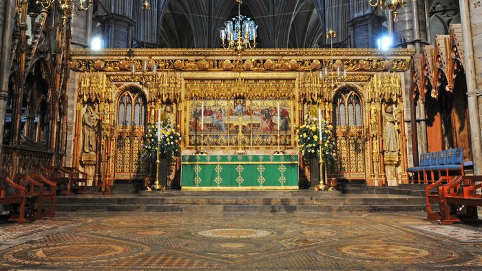 Inside Westminster Abbey Altar