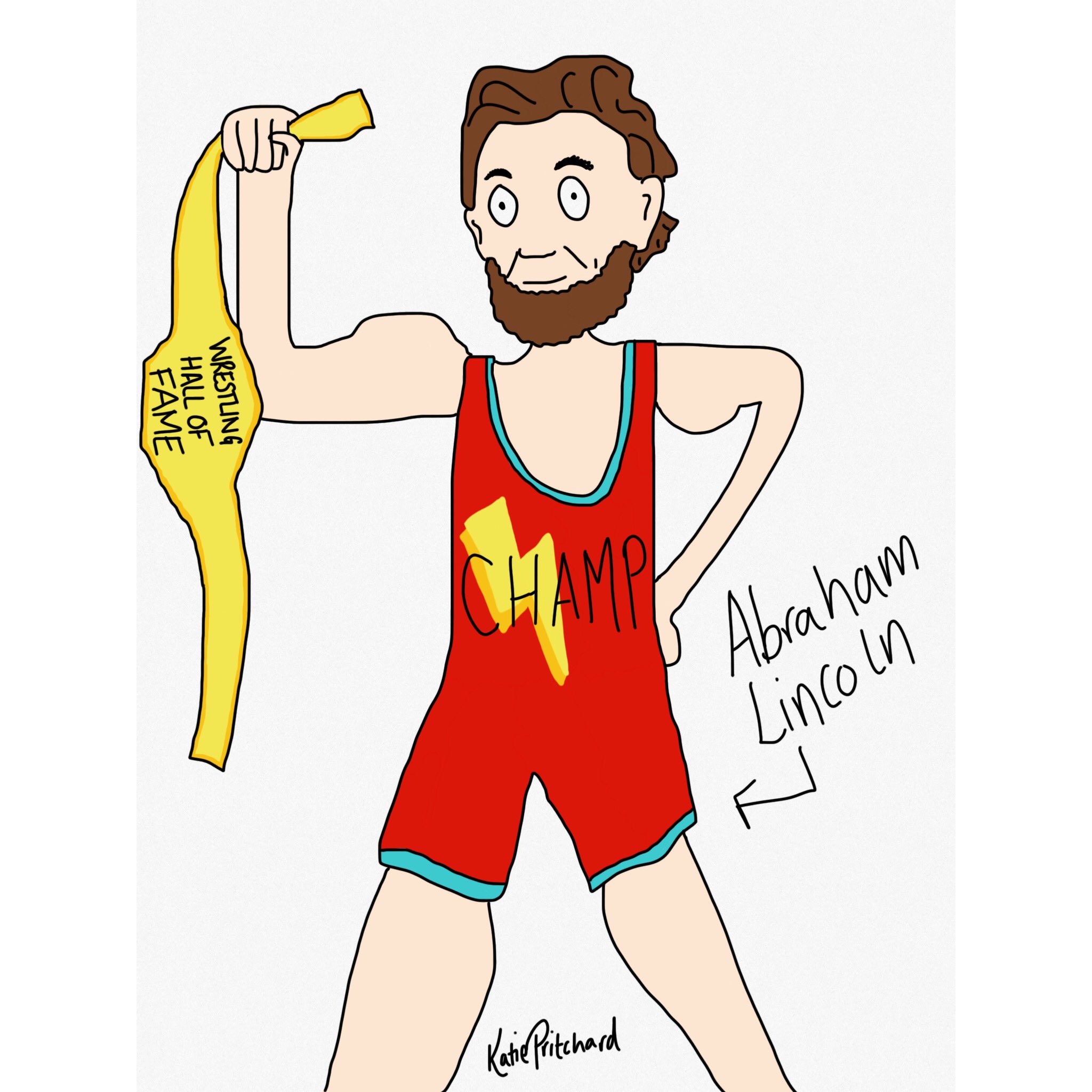 Abraham Lincoln As A Wrestler