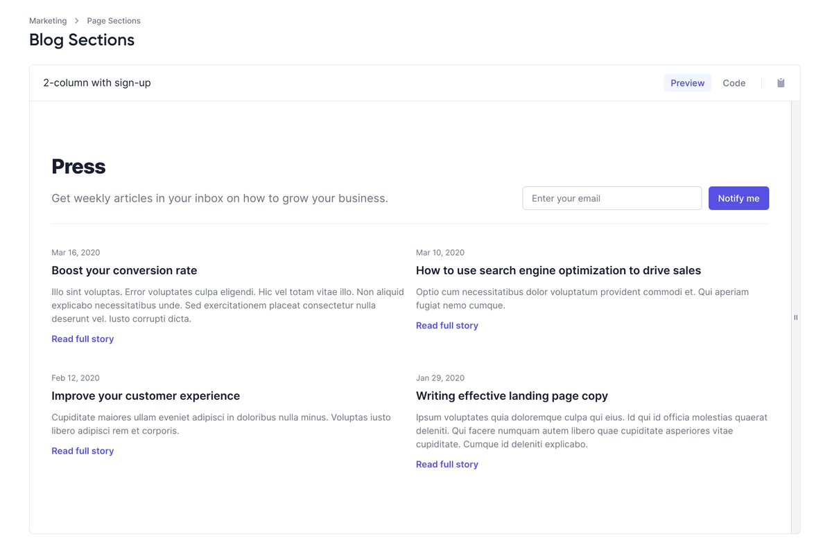 Adam Wathan's Threads – Thread Reader App
