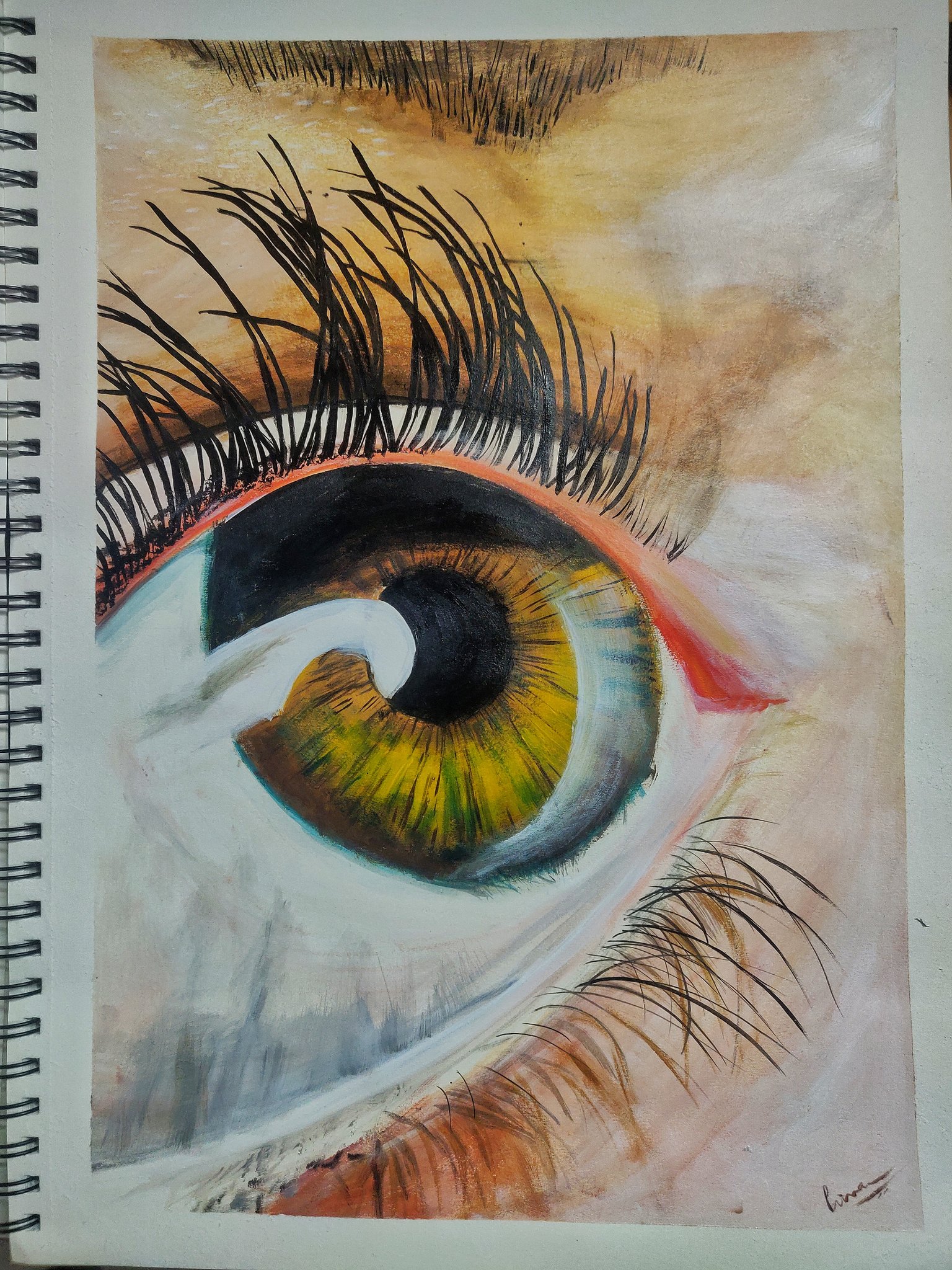 Reflection In Eye Painting