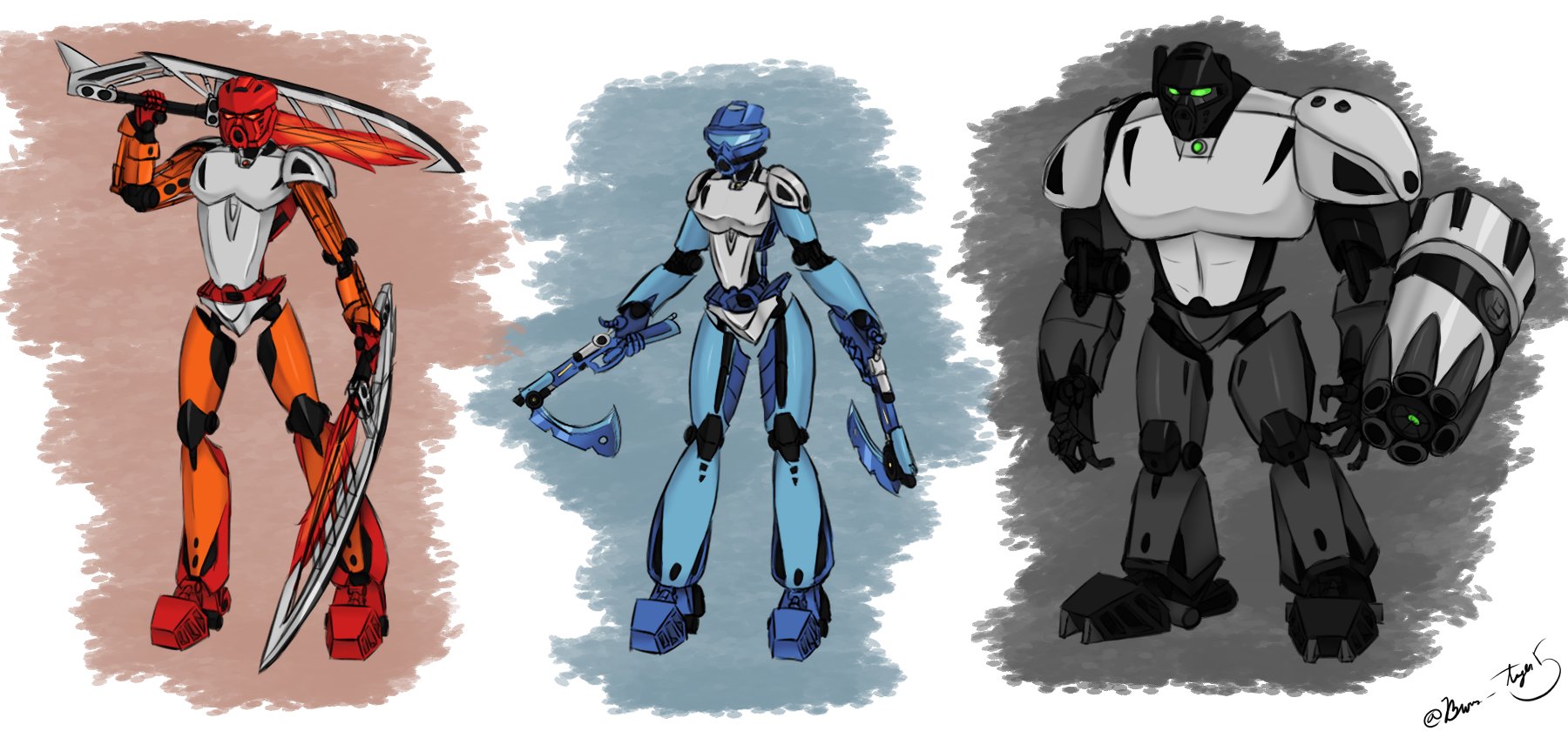 Gali Bionicle Drawings