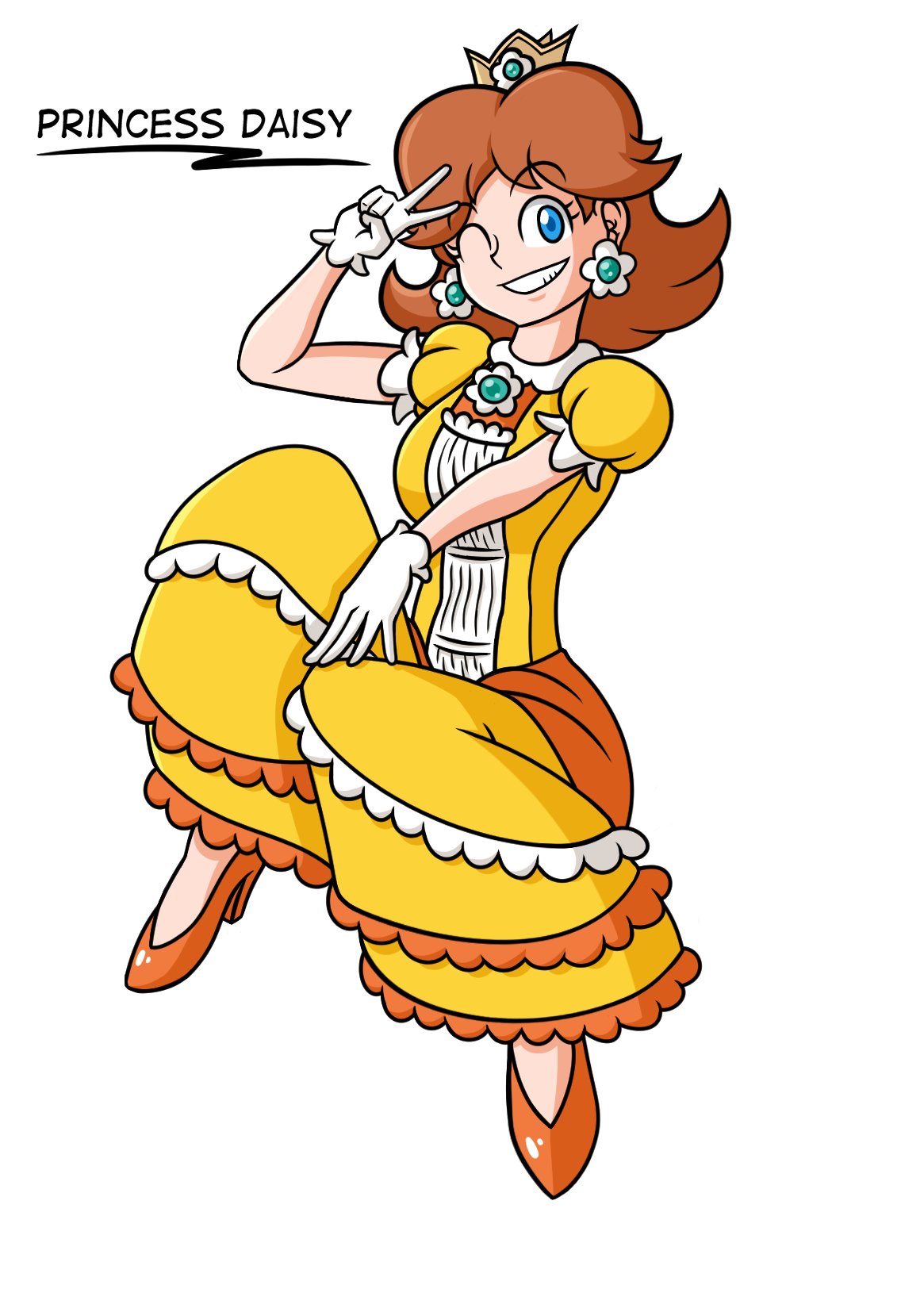 Princess Daisy Fan Art