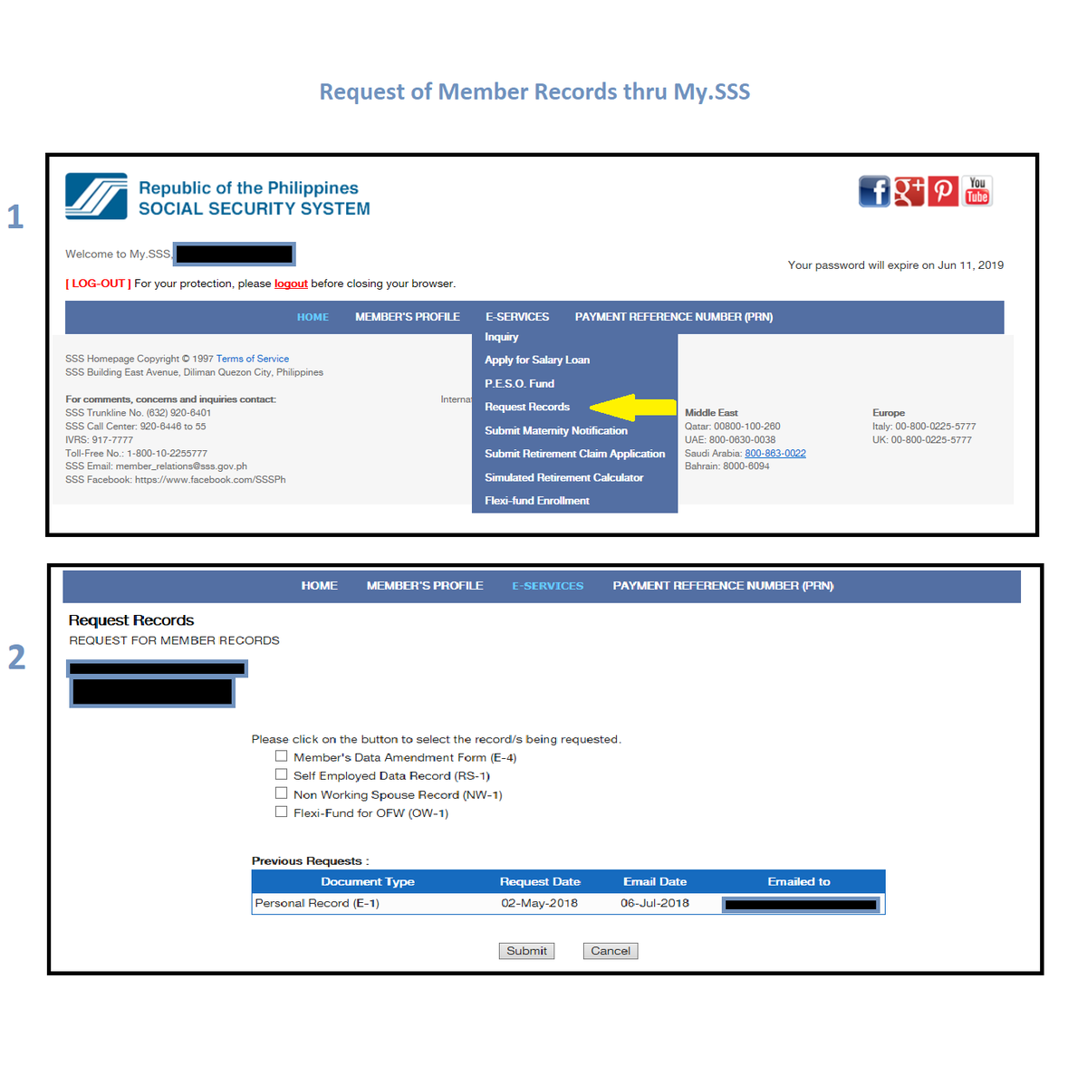 Sss Online Inquiry