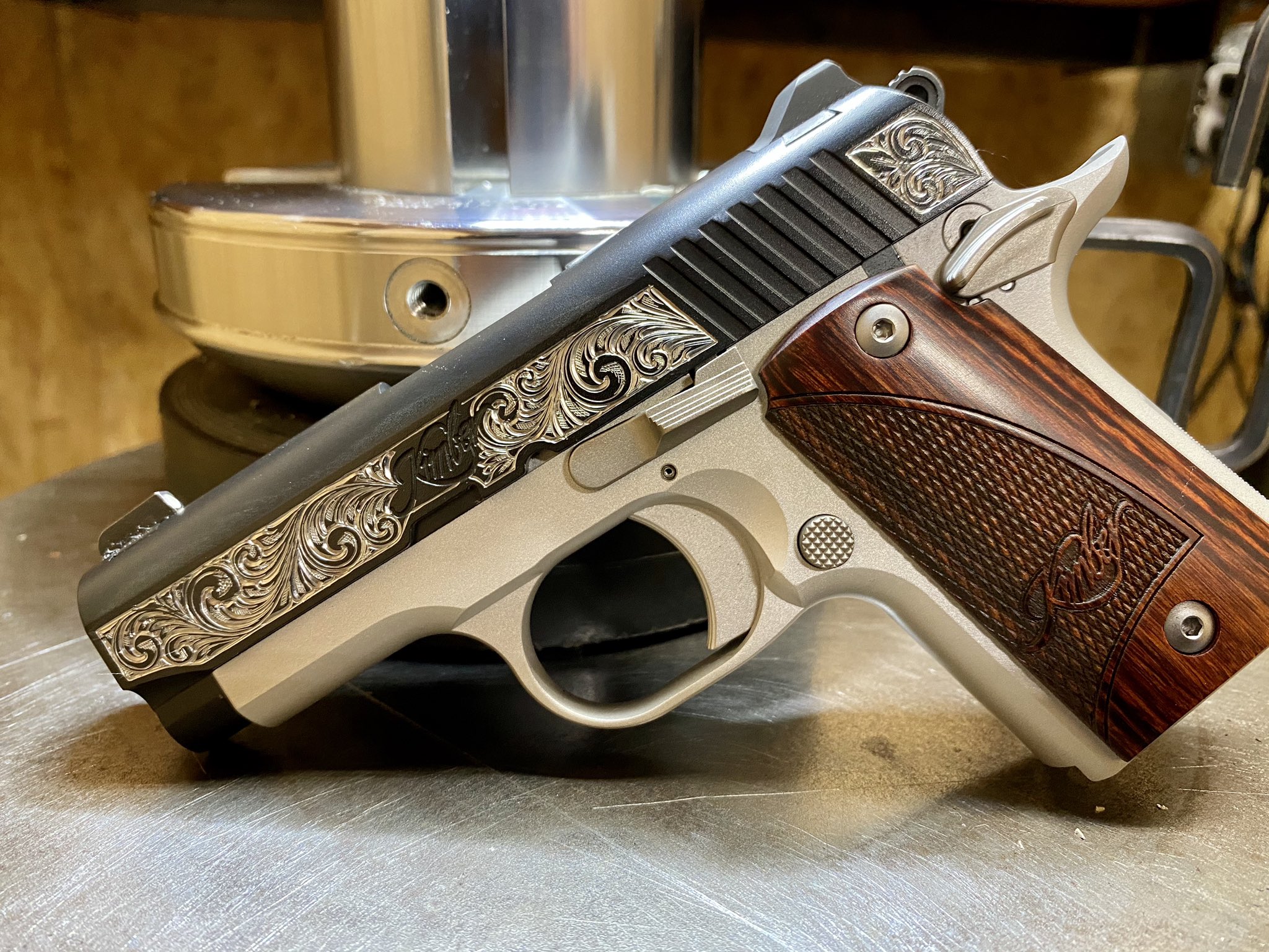 Engraved 1911 Slides