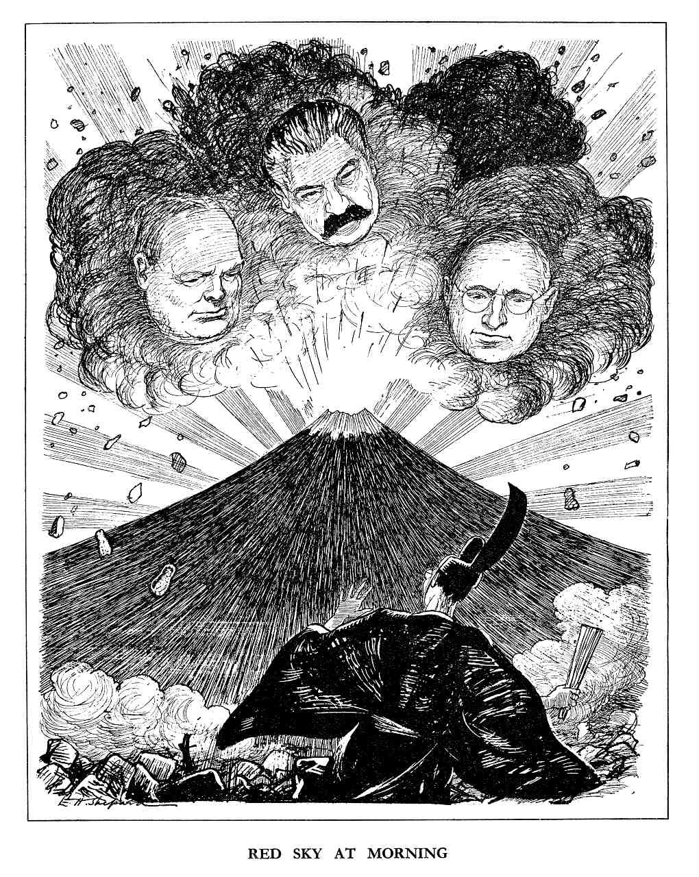 Atomic Bomb Cartoon Ww2