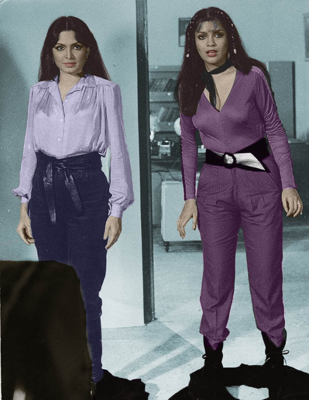 Zeenat Aman And Parveen Babi Together