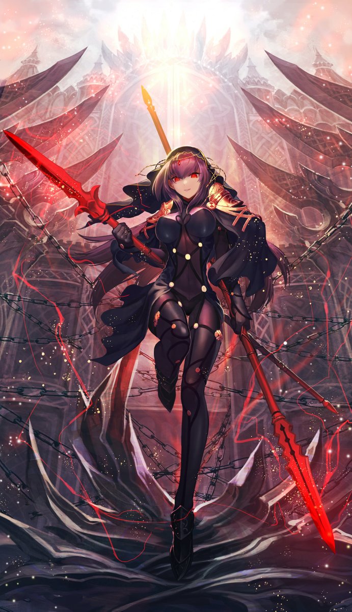 スカサハ(Fate) 「? #FGO #FGO5周年 」|中村エイトのイラスト