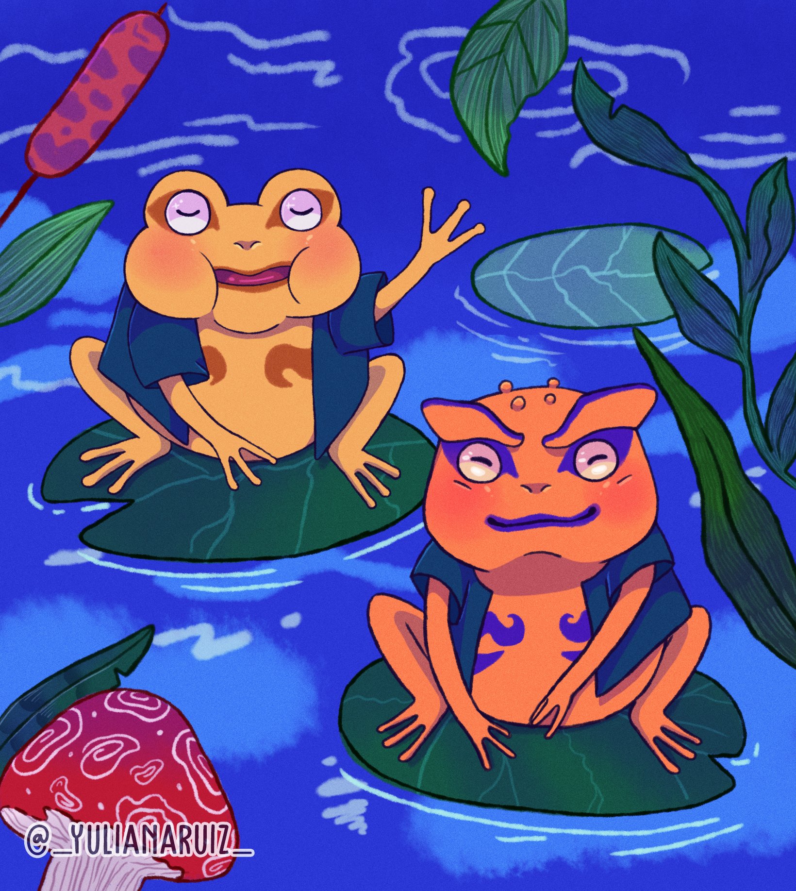 Gamakichi And Gamatatsu