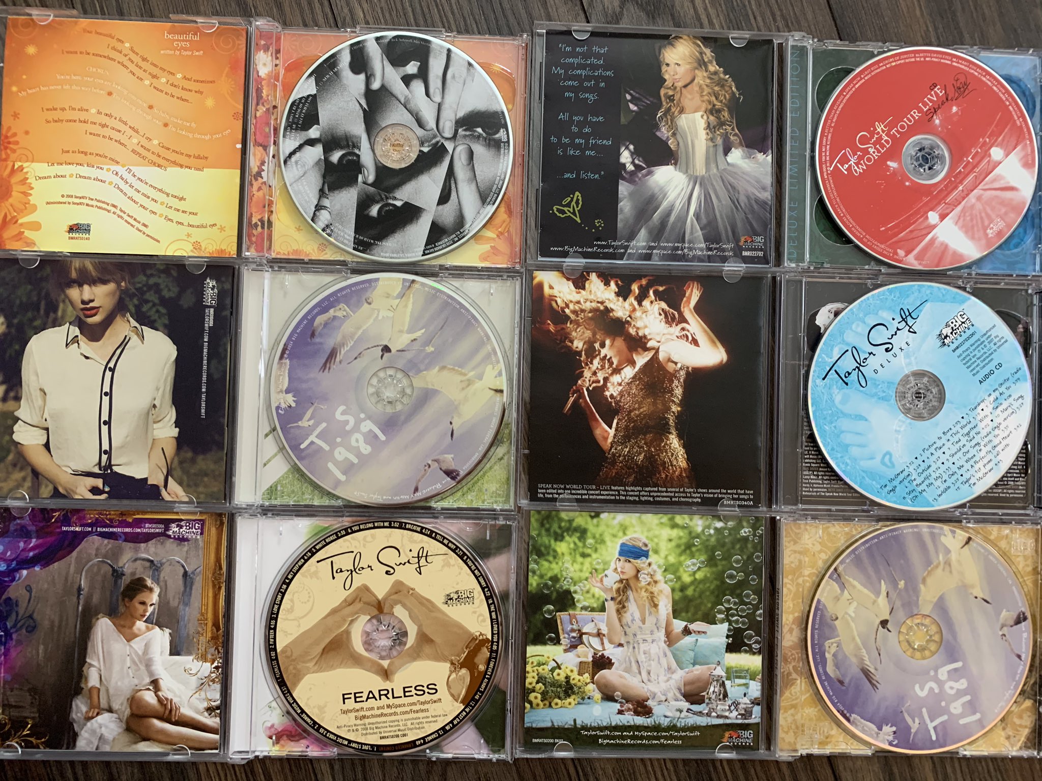 Taylor Swift Beautiful Eyes Album Cover
