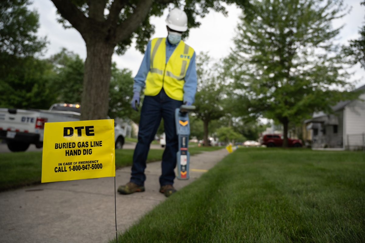 Contacting MISS DIG 811 before every job that involves excavating or ...