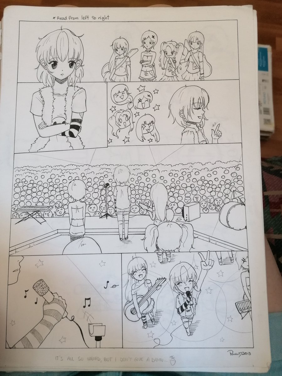 「random manga page 」RimoOfArtSchool (check pinned post)の漫画