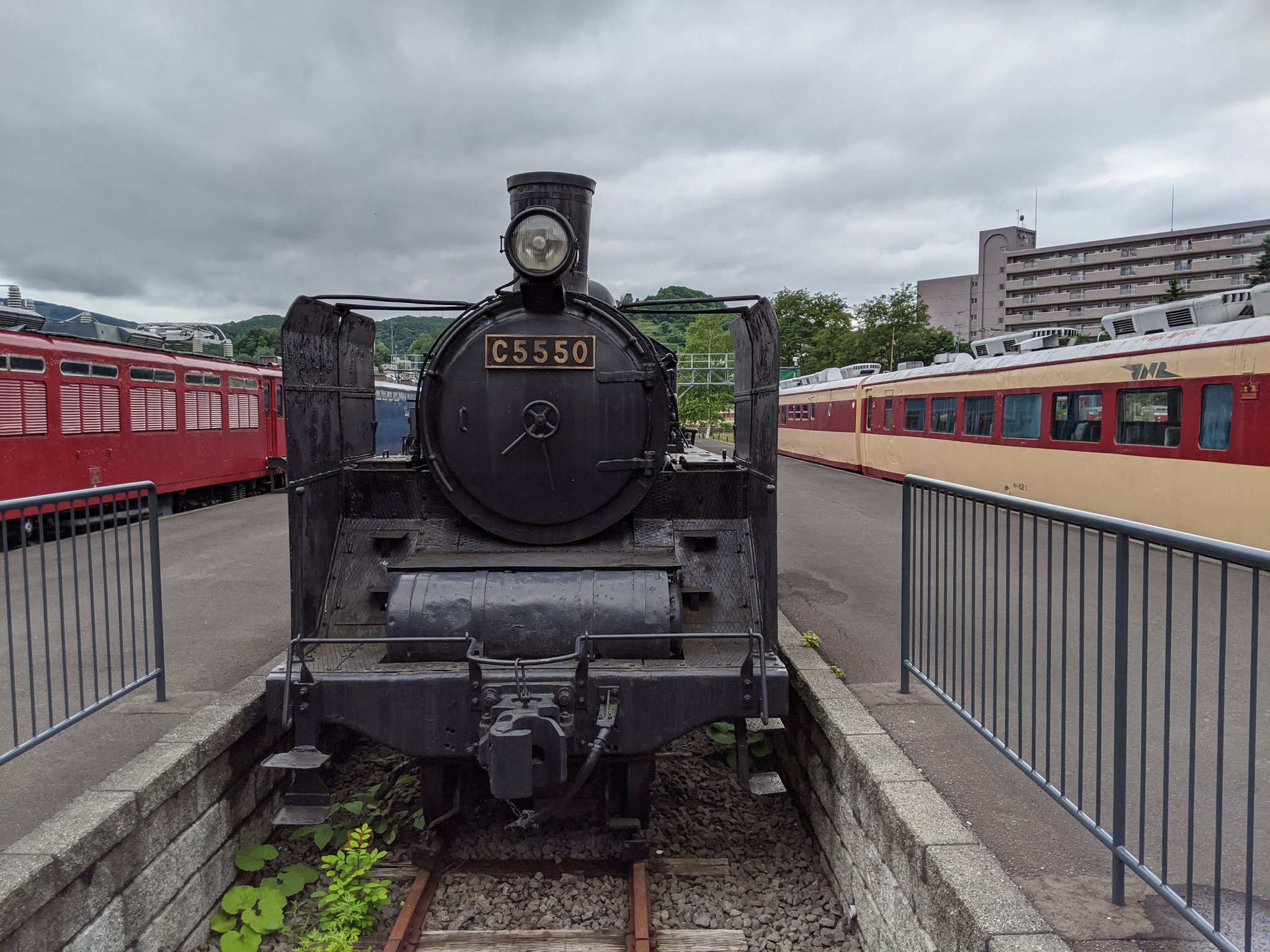 うにる on Twitter: "C55 50 (小樽市総合博物館) 別の車両を保存するはずが手違いで解体されてしまいプレートを変え誤魔化したが一瞬でばれたSL 屋根はない https://t ...