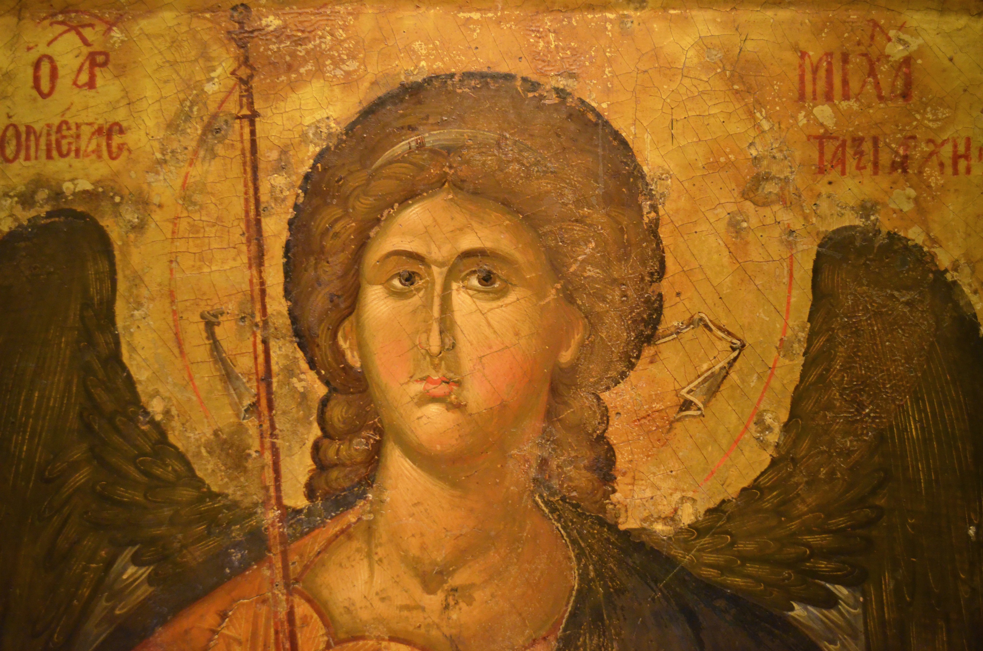 The Byzantine Legacy on Twitter: "Detail of Icon of the Archangel Michael (14th c ...