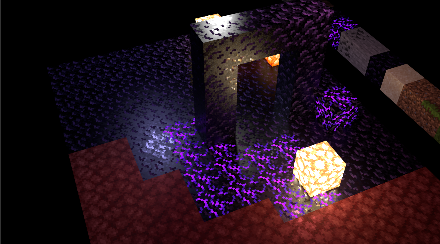 Minecraft Crying Obsidian Texture