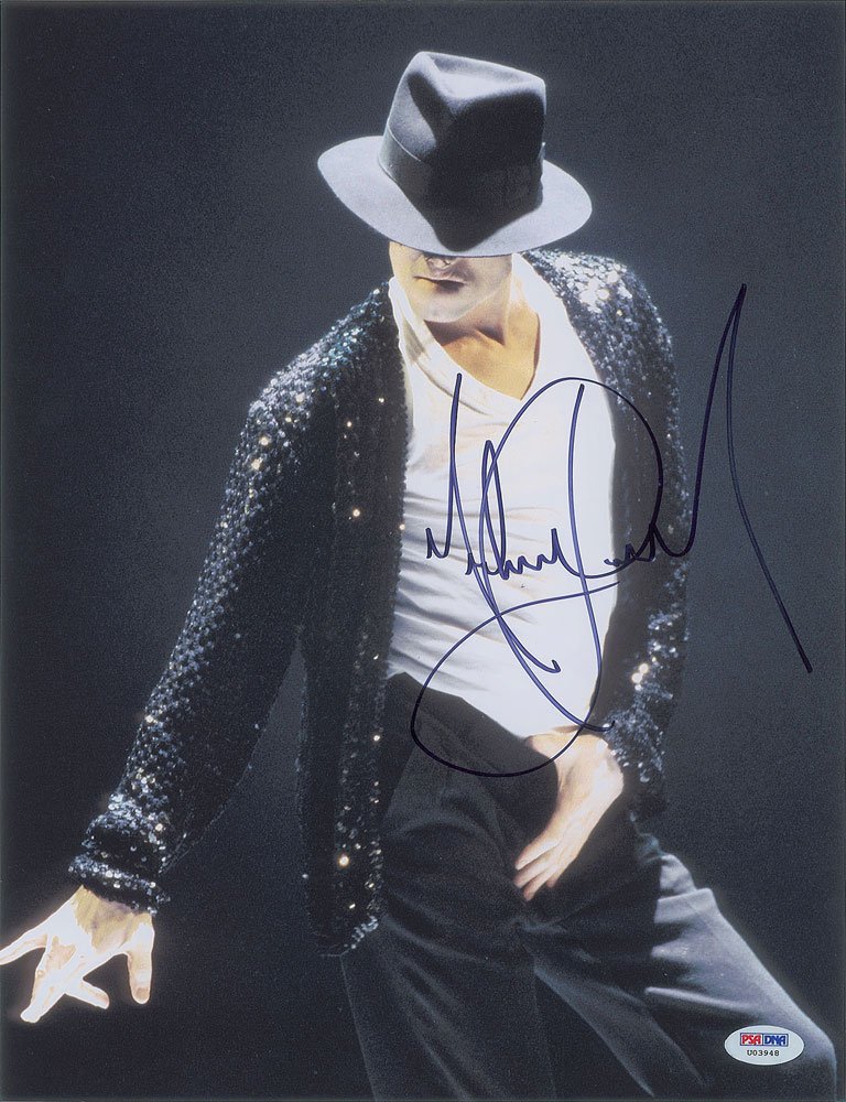 Michael Jackson Real Autograph