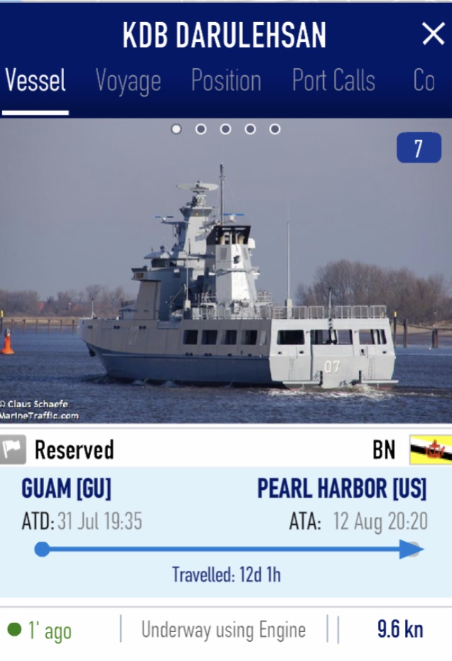 WarshipCam on Twitter: "Royal Brunei Navy Darussalam-class offshore patrol vessel KDB Darulehsan ...