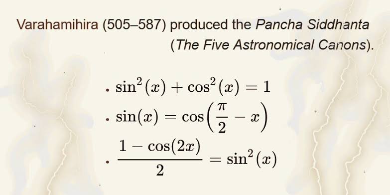 Aryabhatta Trigonometry