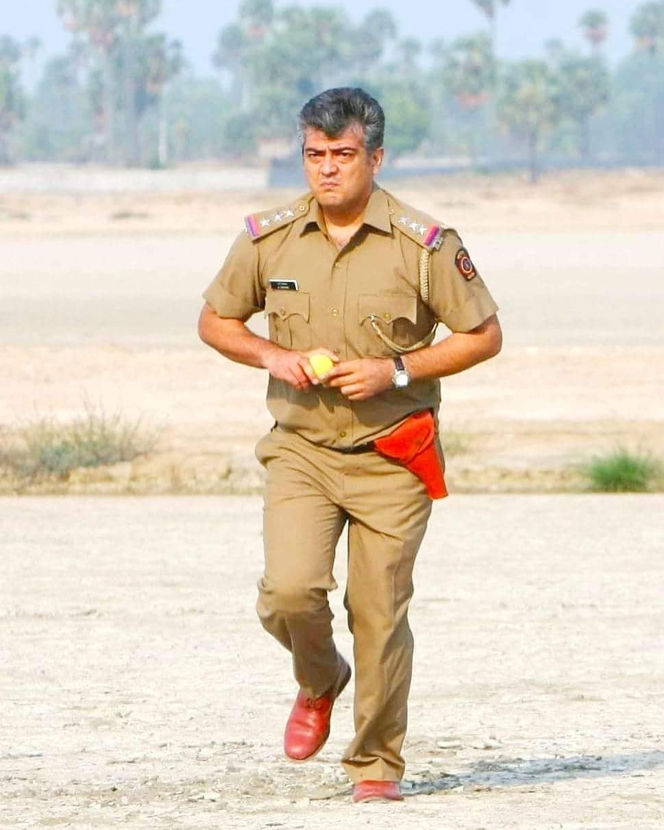 Ajith In Police Dress