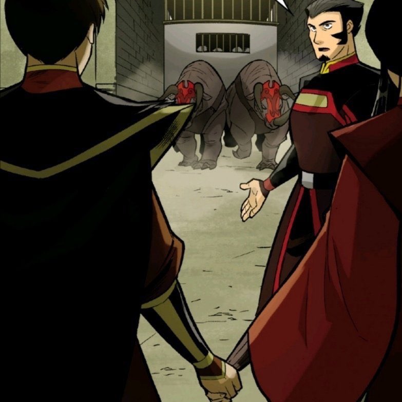Zuko Holding Fire