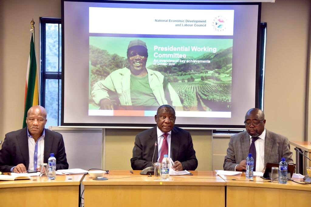 Presidency | South Africa 🇿🇦 on Twitter: "Chaired by President @CyrilRamaphosa, the #NEDLAC ...