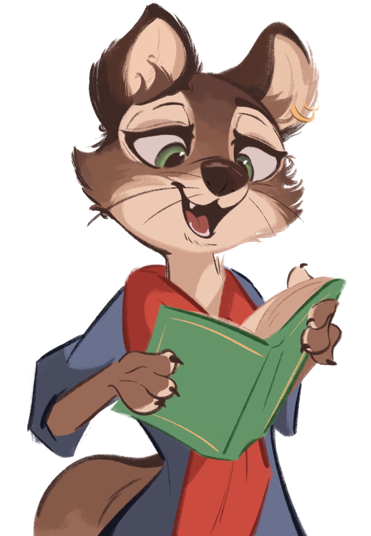 The Big ImageBoard (TBIB) - 2020 ambiguous gender anthro book brown body brown fur cheek tuft ...