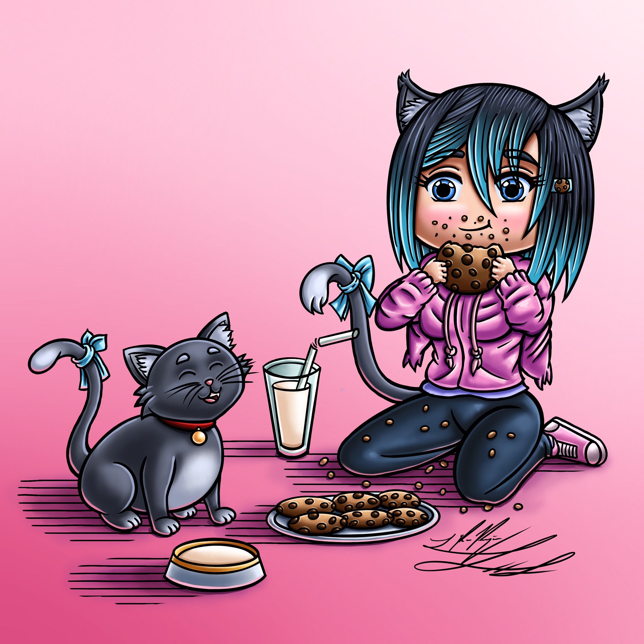 Chibi Neko Cat