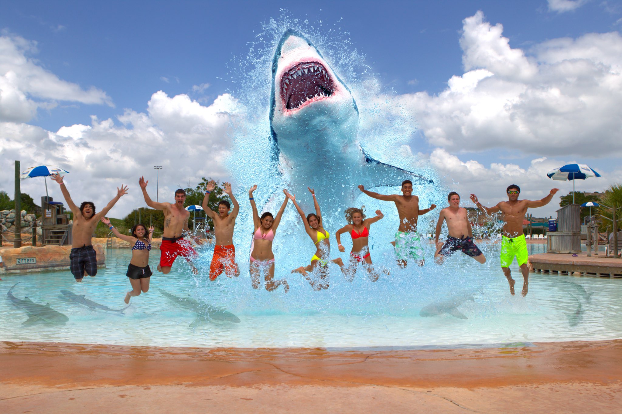 Atlantis Water Park Shark Slide