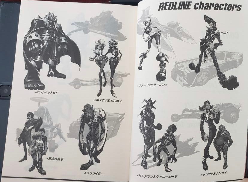 Redline Anime Characters