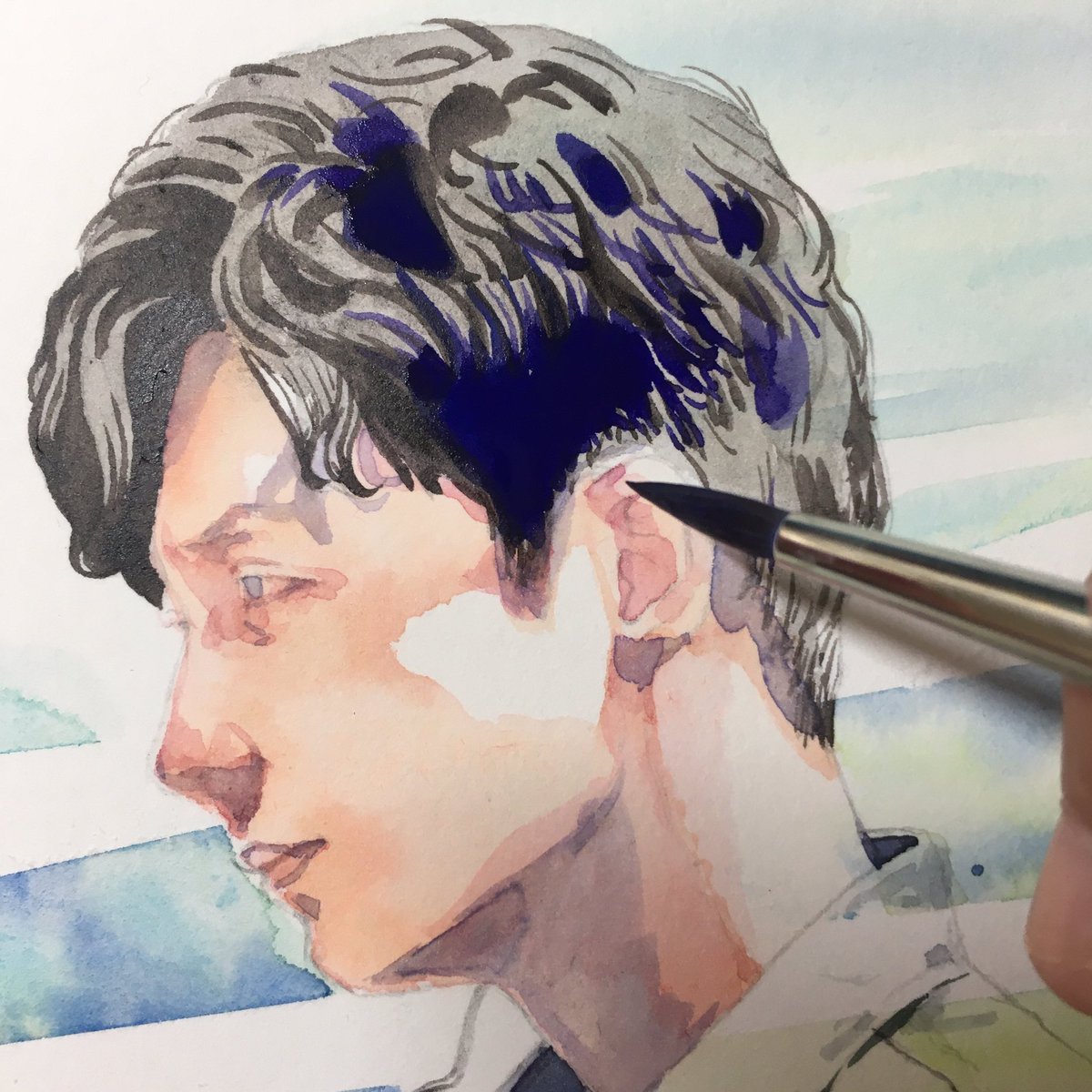 「真面目に終わらそうと思ってたけど、辛抱きかなくなって派手な色を投入 」|ganpukuのイラスト