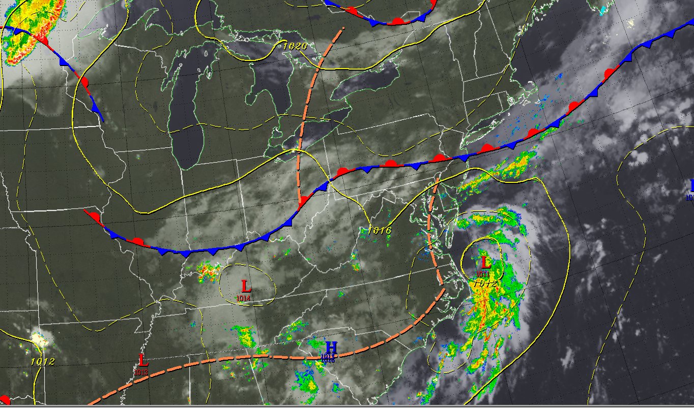 Stationary Front Map