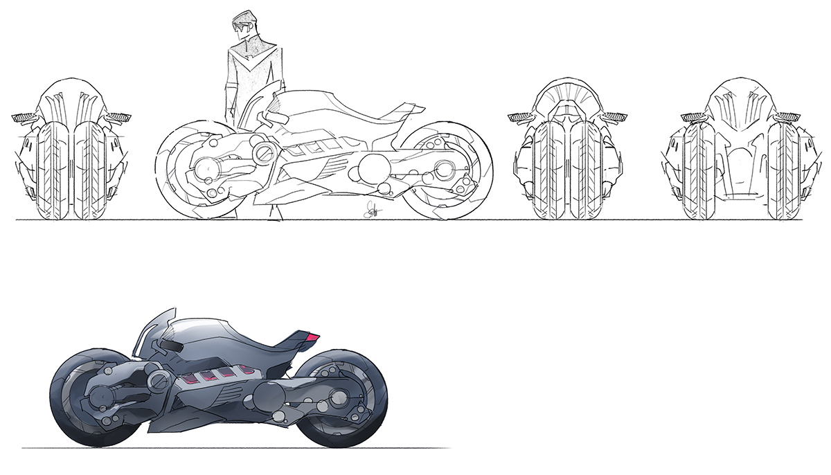 「The Nightwings cart and the Batgirl's truck. Some of the veh」Otto ...