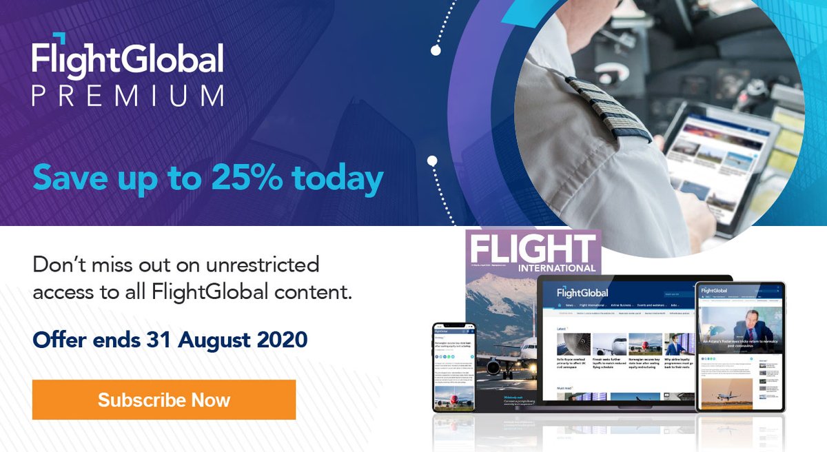 Save up to 25% today on your FlightGlobal Premium subscription - offer ...