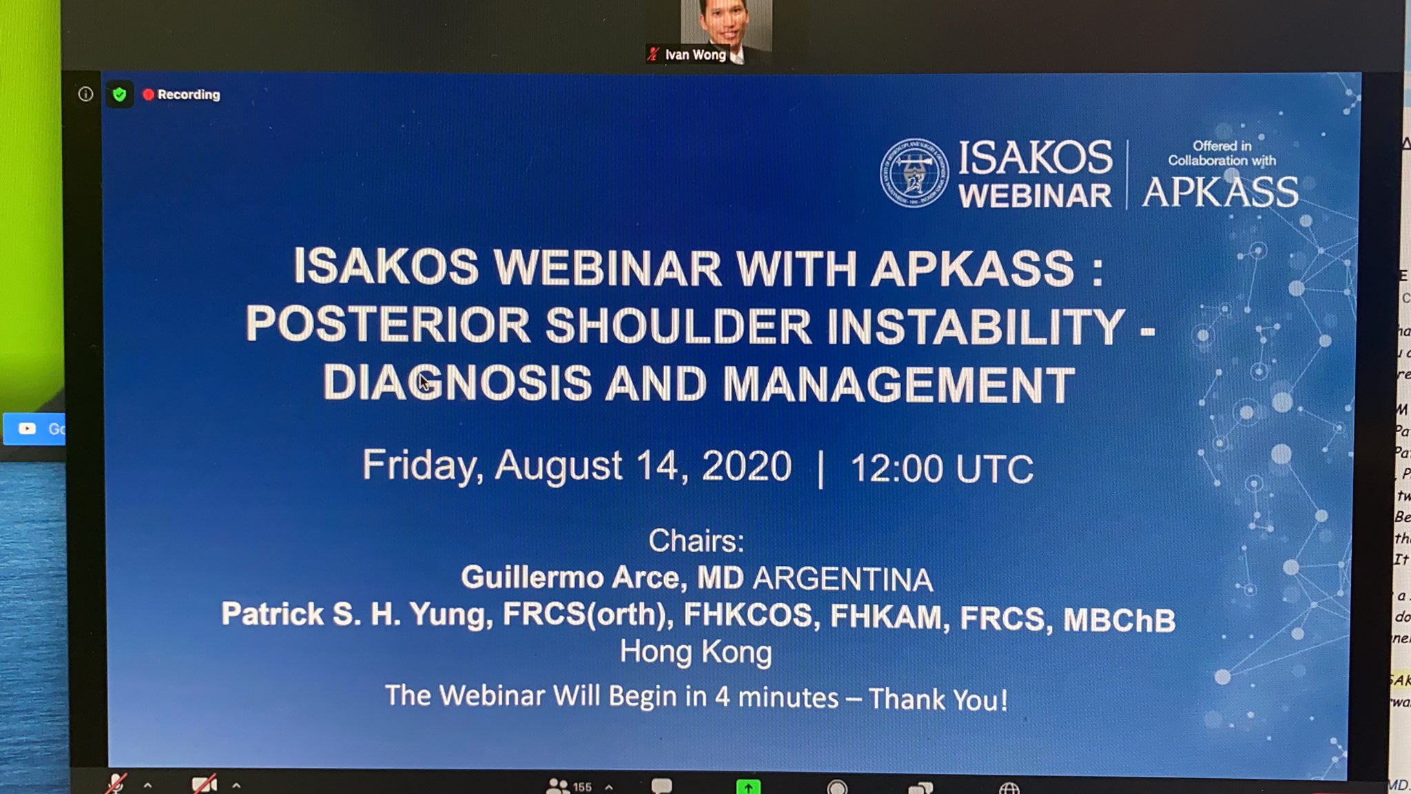 Ivan Wong, MD on Twitter: "Getting ready for live @ISAKOS #APKASS ...