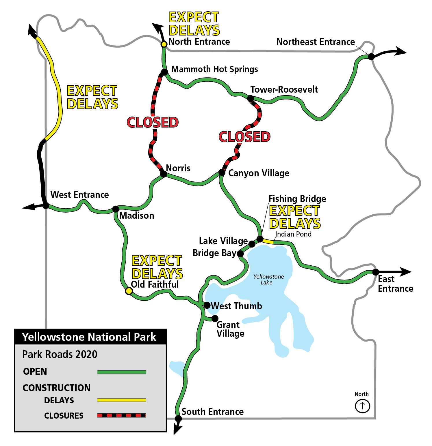 Yellowstone National Park Map All Day Yellowstone Park National Park