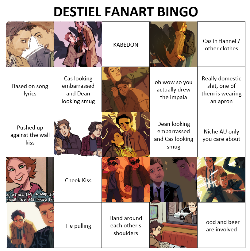 Destiel Fanart