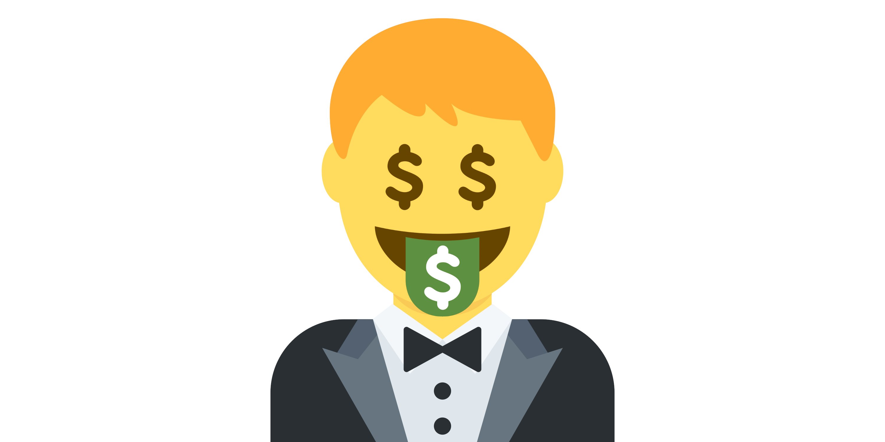 Emoji + Face Mashup Bot on Twitter: "🤵 Man in Tuxedo + 🤑 Money-Mouth Face https://t.co ...