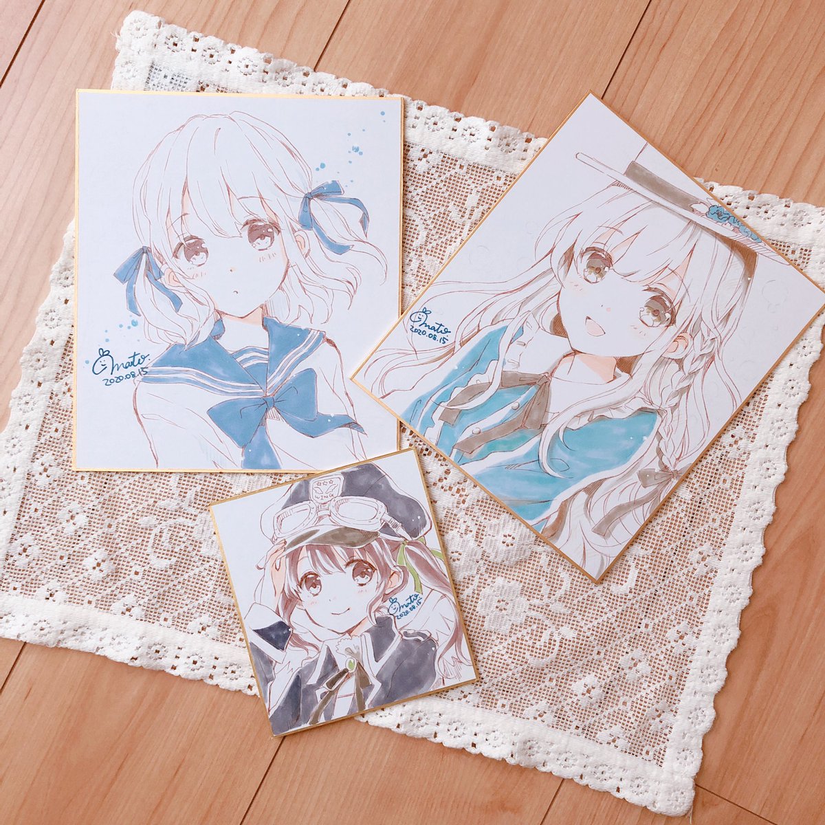 「色紙〜。 」|星茨まと🐈COMITIA144【I26a】のイラスト