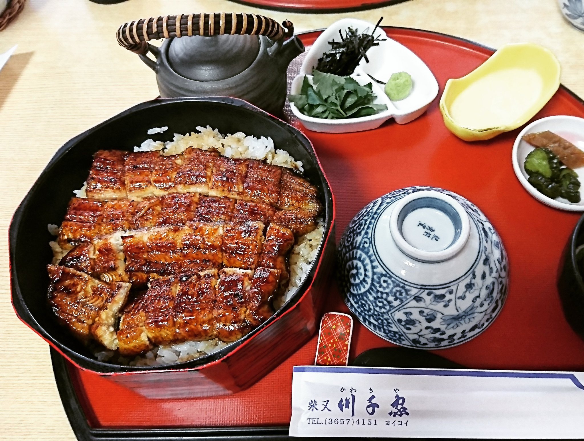 TU・NA・GU♧Cafe by mimi on Twitter: "柴又帝釈天へ〜(*ˊᵕˋ*)੭˒˒ 暑かった〜。連れのK君 に色々と支えて貰ったの で、ひつまぶしをご馳走 しました ...