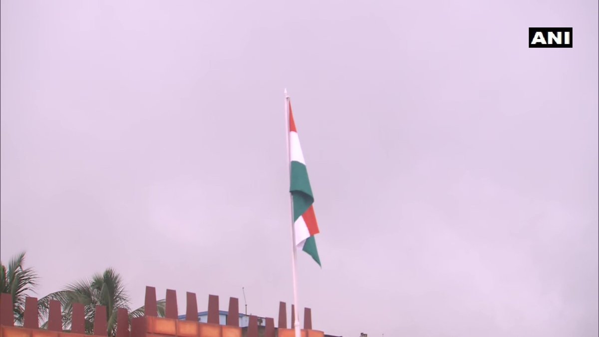 Odisha Chief Minister Naveen Patnaik hoisted the National Flag, in ...