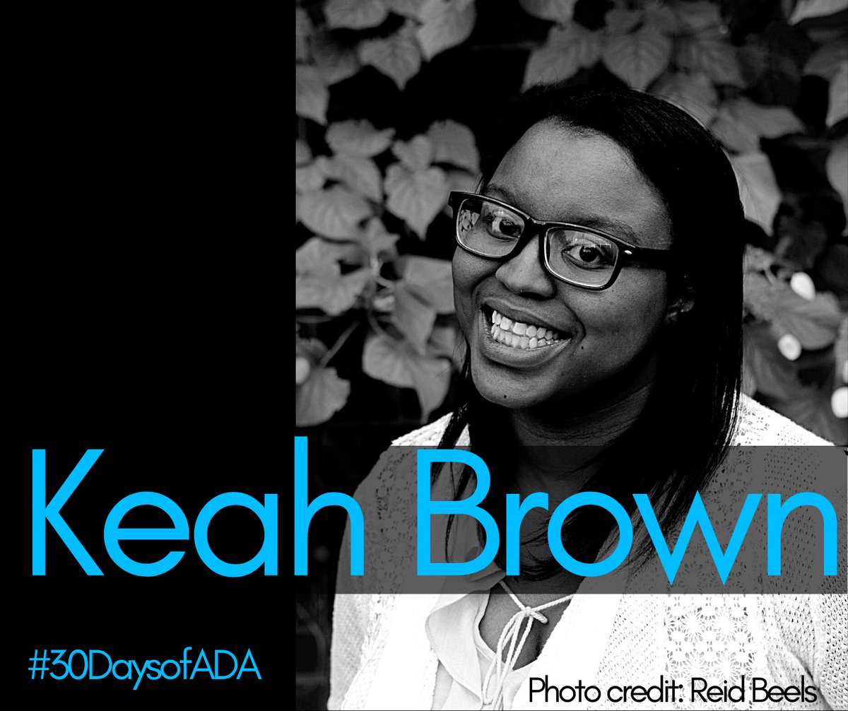 Disability Network on Twitter: "Author & journalist, Keah Brown, is a disability rights activist ...
