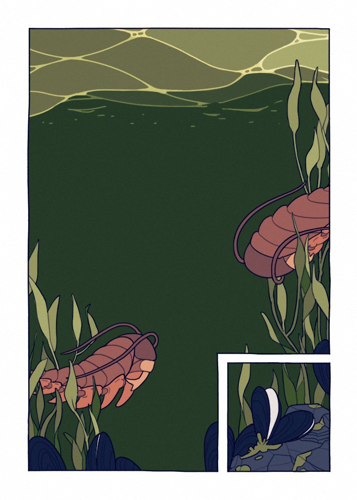 "meander", a short comic about a river and some very old rocks