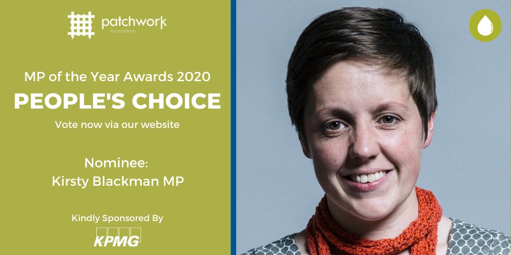 Patchwork Foundation on Twitter: "Congratulations to @KirstySNP of @theSNP for being nominated ...