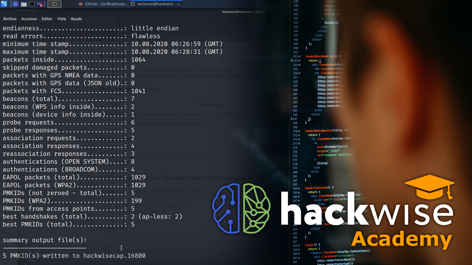 HackWise on Twitter: "🐱‍👤Hacking de WIFI con ataque a PMKID con Hashcat en el "Curso de Hacking ...