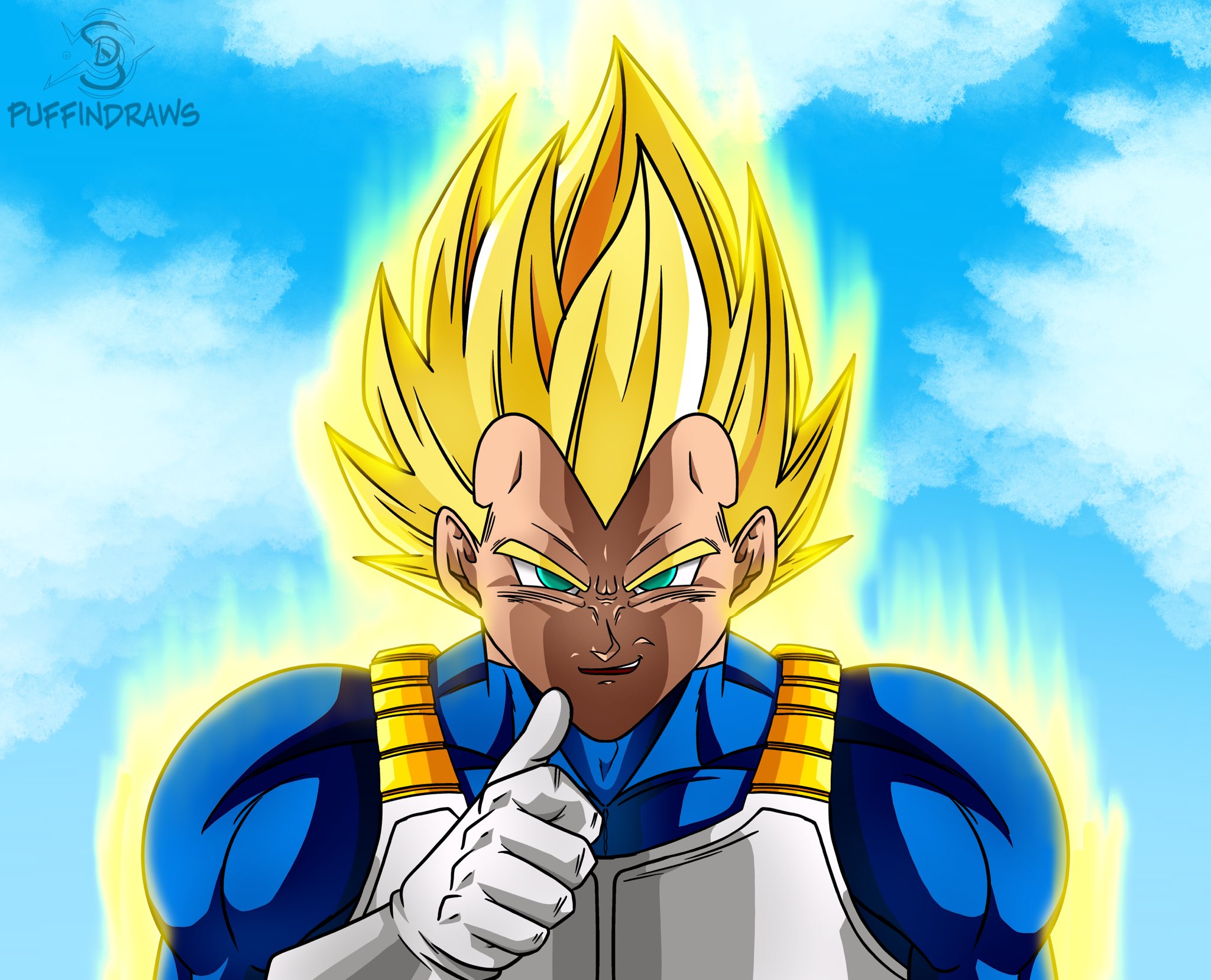 Super Vegeta Drawing