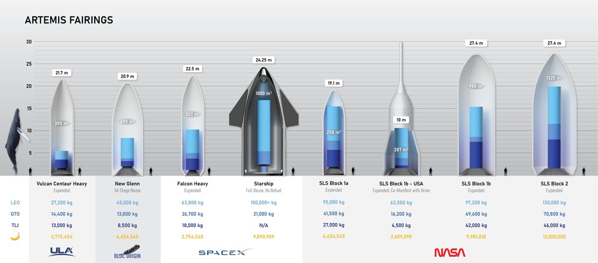 SLS Fairing Size Comparison : r/SpaceLaunchSystem