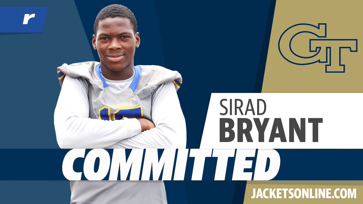 2021 3* S Sirad Bryant commits to Georgia Tech : r/CFB