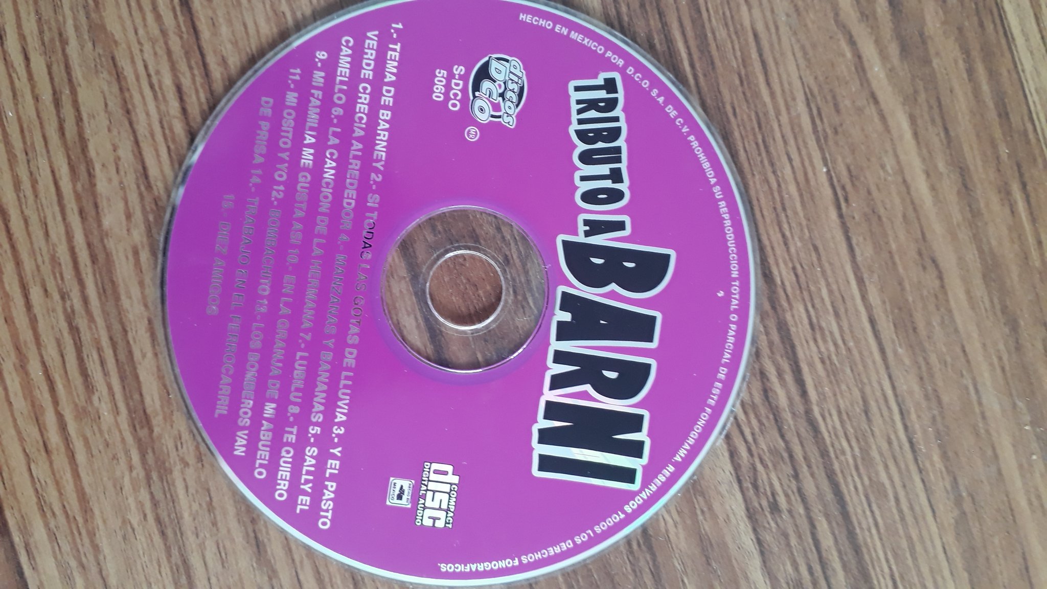Te Quiero Yo Barney Cd