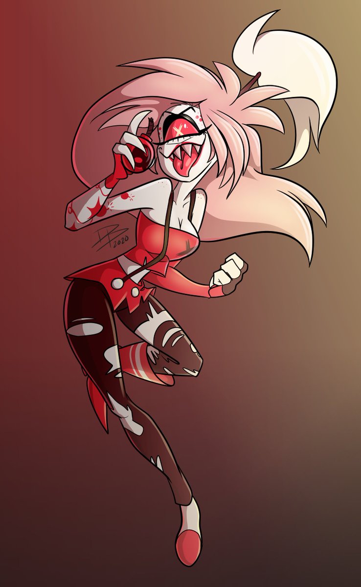 Step By Step How To Draw Niffty From Hazbin Hotel Drawingtutorials101