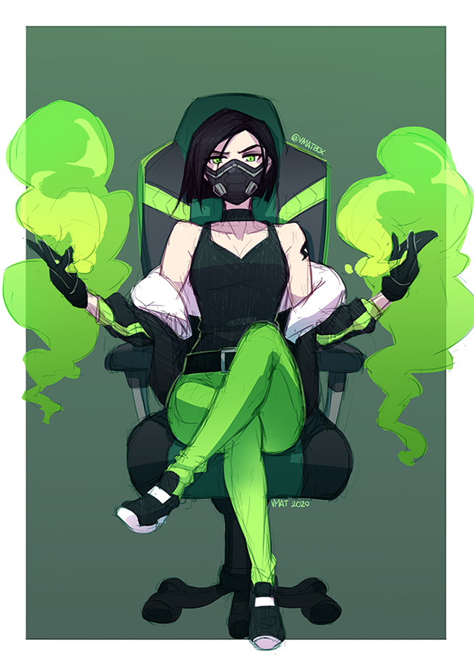 「Viper chair! #VALORANT #ValorantArt 」|vmatのイラスト