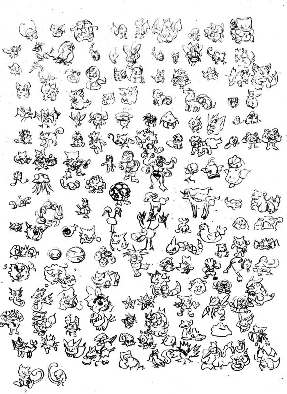 Original 151 Pokemon Chart
